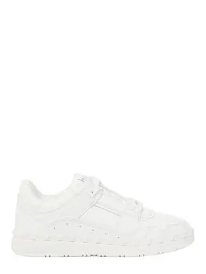 Valentino Garavani Freedots Leather Low-top Sneakers - White