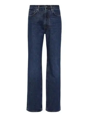 TOTEME Classic Cut Mid-rise Straight Jeans - Blue