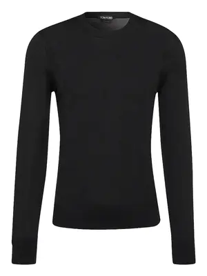 TOM FORD Wool Crewneck Sweater - Black