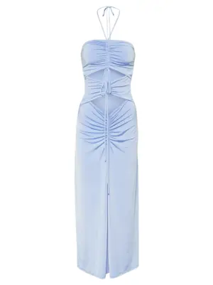 Jade Swim Kira Ruched Midi Dress - Blue