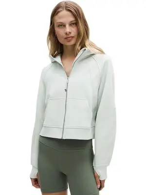 Lululemon Scuba Oversized Full-zip Hoodie - Pelican