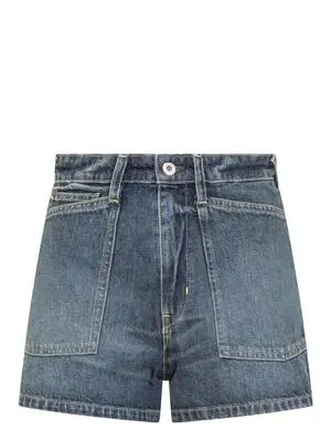 Kenzo Denim Short Pants - Blue