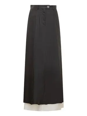 PETER DO Tailored Maxi Skirt - Black