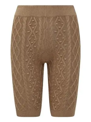 Loulou De Saison Knee Length Shorts - Beige