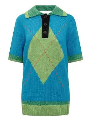 Andersson Bell Knitted T-shirt - Blue