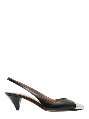 Isabel Marant 50mm Elina Leather Pumps - Black