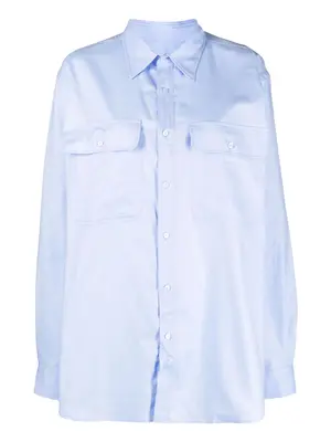 MADE IN TOMBOY Julie Cotton Shirt - Blue