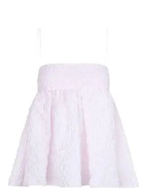 Cecilie Bahnsen Veronica Bow-detailing Top - Pink