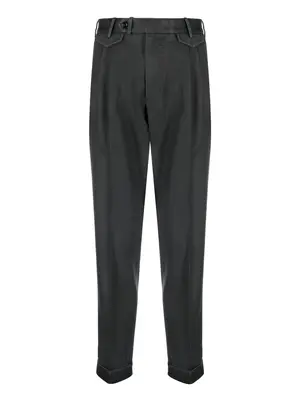 DELL'OGLIO Mario Mid-rise Trousers - Grey