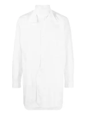 Yohji Yamamoto Layered Cotton Shirt - White
