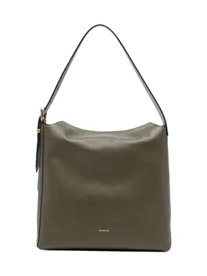 WANDLER Marli Leather Tote Bag - Green