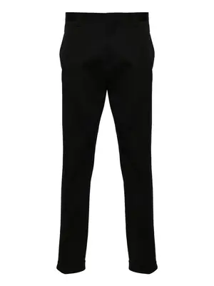 Paul Smith Mid-rise Slim-cut Chino Trousers - Black