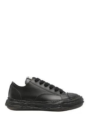 Mihara Yasuhiro Peterson Leather Sneakers - Black
