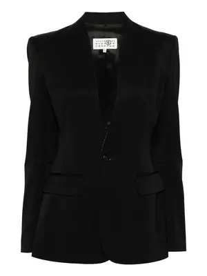 MAISON MARGIELA Single-breasted Blazer - Black