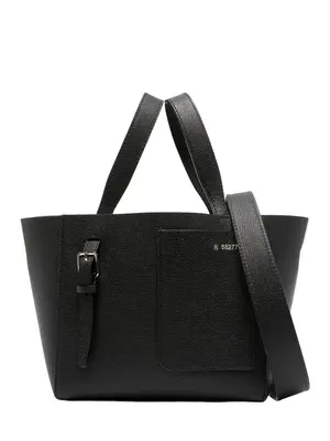 VALEXTRA Soft Bucket Micro Tote Bag - Black