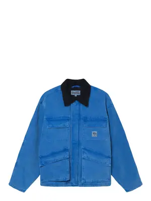 StÜssy Washed Canvas Shop Jacket - Blue