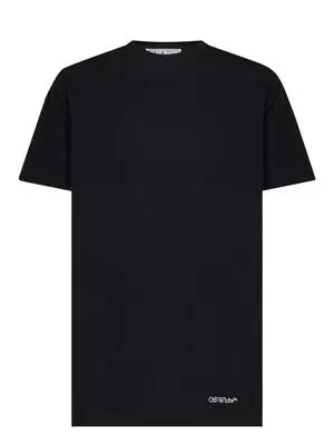 Off-White Scribble Diag Slim Short-sleeve Tee - Black