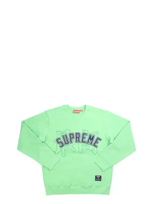 Supreme Kanji Logo Crewneck - Green