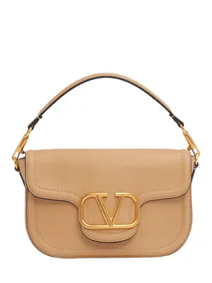 Valentino Garavani Leather Shoulder Bag Gh9 Cappuccino