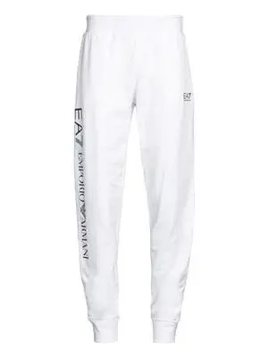 EA7 Pants Size Cotton, Elastane - White