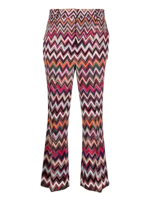 Missoni Zigzag Lurex Trousers - Pink