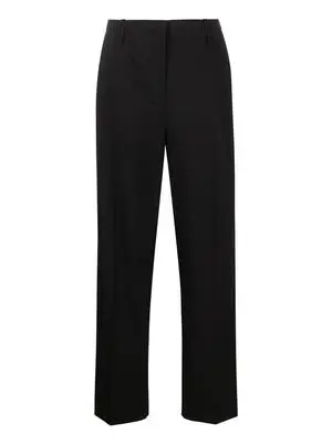 GANNI Mid-rise Tailored Trousers - Black