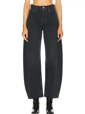 AGOLDE Luna Pieced Wide Leg Jeans - Possess