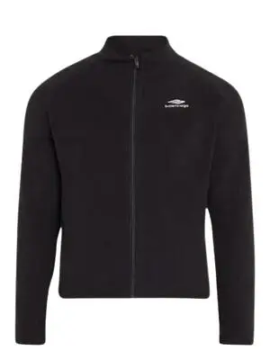 Balenciaga Tech Fleece Full-zip Ski Sweatshirt - Noir