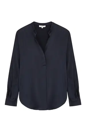 Vince Silk Blouse - Navy