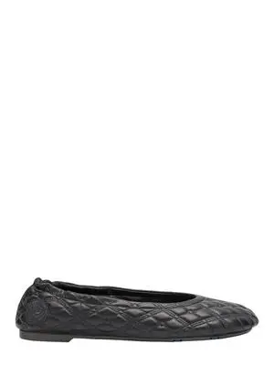 Burberry Burberry Quilted Lambskin Ballerina Flats Black