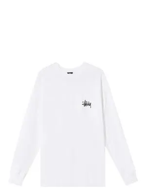 StÜssy Basic Long-sleeve Tee - White