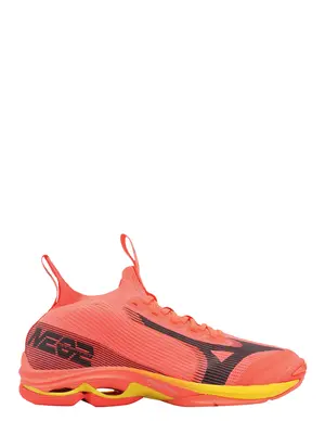 Mizuno Wave Lightning Neo 2 'neon Flame - Orange