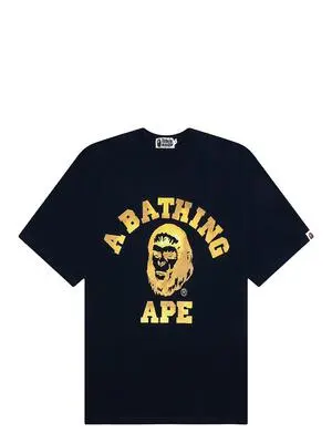 A BATHING APE College Graphic Tee 'navy - Blue