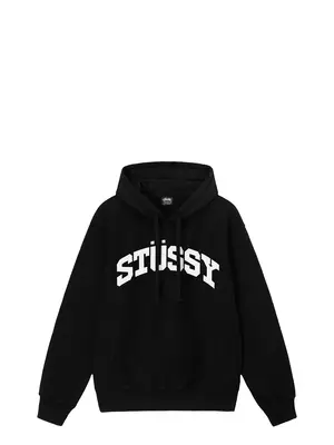 StÜssy Block Sport Pigment Dyed Hoodie - Black