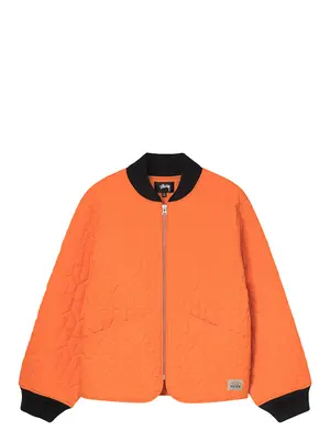 StÜssy Quilted Liner Jacket - Orange