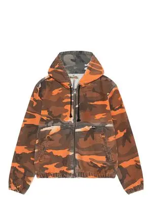 StÜssy Spray Dye Hooded Work Jacket - Multicolor