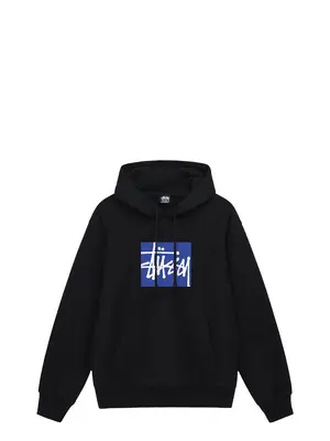 StÜssy Stock Box Hoodie - Black