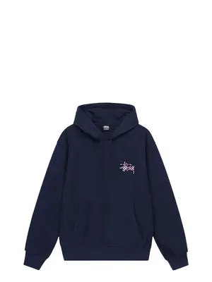 StÜssy Checker Stock Hoodie - Blue