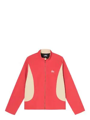 StÜssy Panel Track Jacket - Red