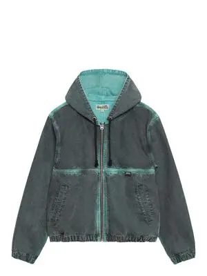 STÜSSY Stussy Spray Dye Hooded Work Jacket
