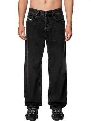 DIESEL® 2001 D-macro Straight Fit Jeans - Black Denim