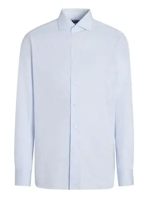 Zegna Centoventimila Micro-stripe Shirt - Blue