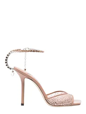 JIMMY CHOO Saeda 100mm Sandals - Pink