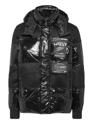 PLEIN SPORT Global Express Padded Jacket - Black