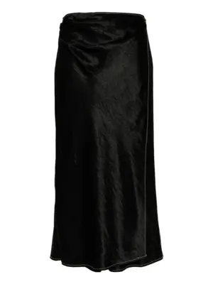 ACNE STUDIOS Acne Studios Satin Wrap Midi Skirt