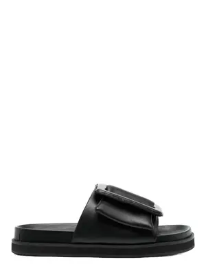 Senso Nola Buckle-strap Leather Sandals - Black