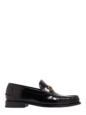 Versace Medusa '95 Leather Loafers - Black