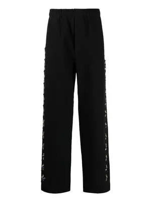 BODE Concord Beaded Trousers - Black