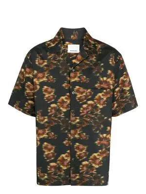 MARANT Lazlo Floral-print Shirt - Black