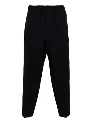 JIL SANDER Elasticated-waistband Trousers - Blue